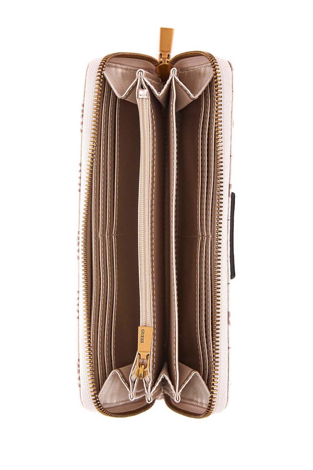 Cartera de la marca Guess Accesorios de color Crema para mujer